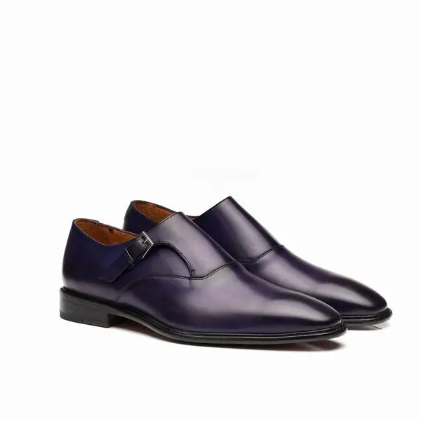 MARIANO SHOES Beja Aubergine Oxford - Blue