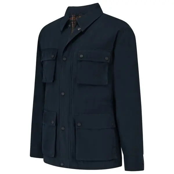 GUARDS LONDON Curtis Cotton Showerproof Four Pocket Jacket Navy - Blue