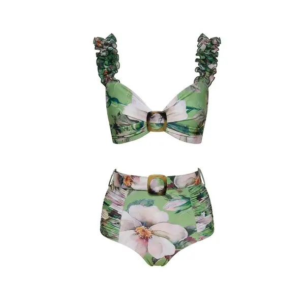 NUR KARAATA Seabreeze Bikini - Green