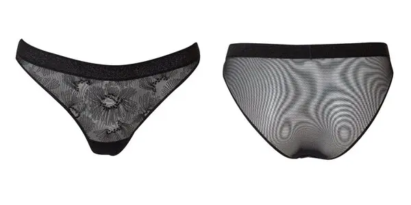 BOTT LINGERIE Crush Lace Brief – Shadow - Black