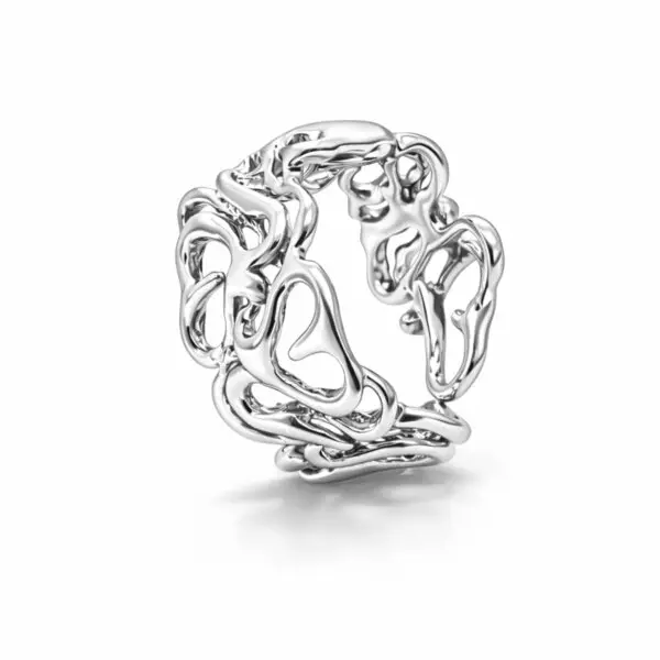UNALOE Intertwined Hearts Ring In Sterling – ’s Jewelry - Silver