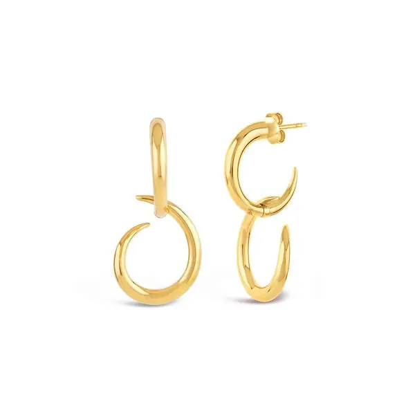 DINNY HALL Toro Drop Hoops - Gold