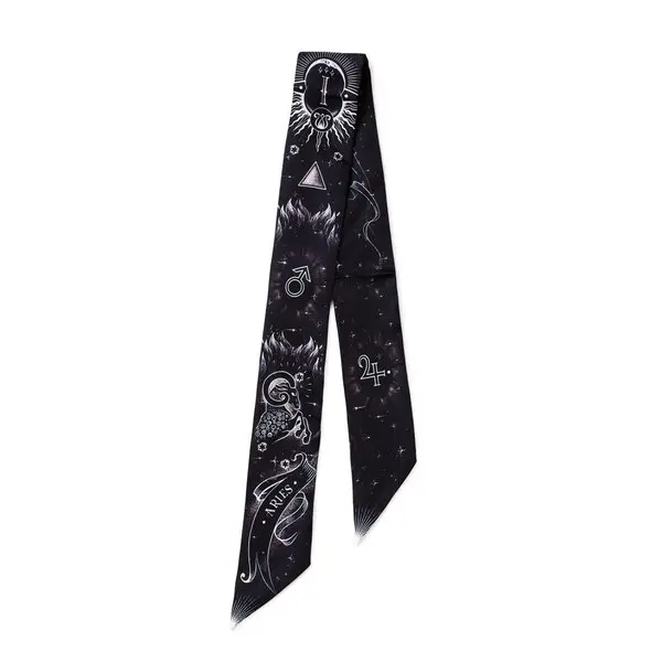 SILK&SOUL Black / White Aries Zodiac Twilly - Black/white