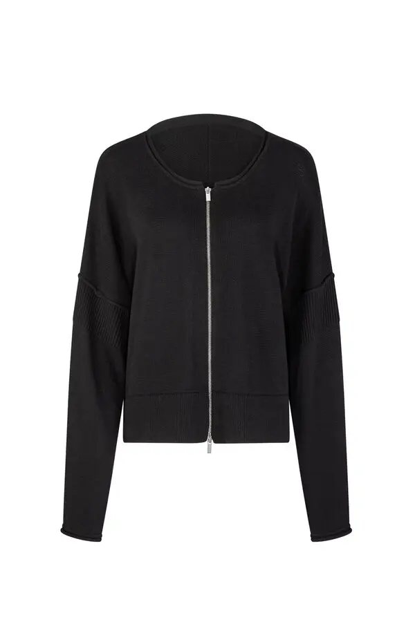 DREF Corfu Bamboo Cotton Cardigen - Black