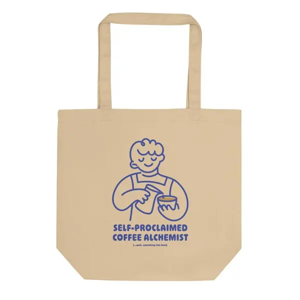 ANCHOR & CREW Neutrals Neutral Gustatory Coffee Alchemist Recycled Cotton Tote Bag - Brown