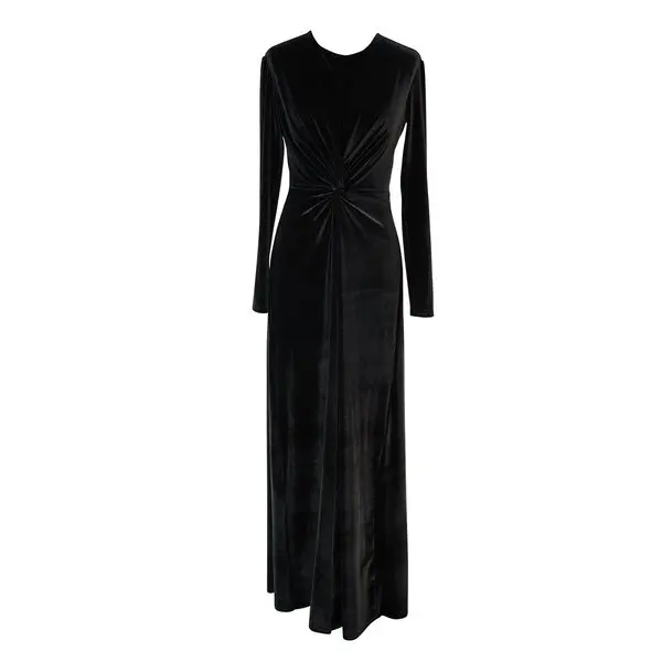 JENNAFER GRACE Velvet Knot Dress