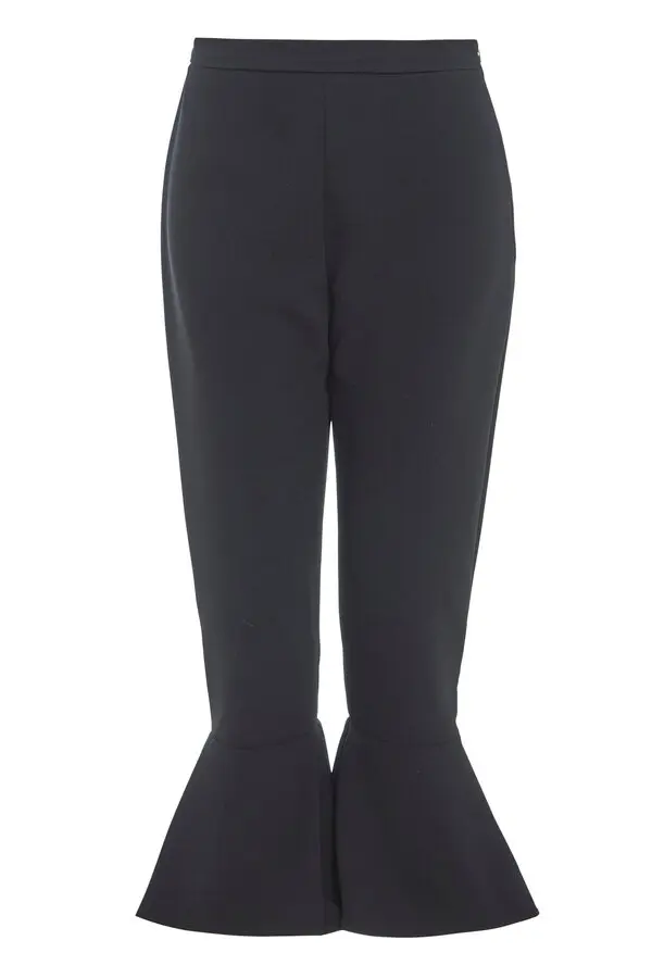 SARVIN Cropped High-waist Trousers