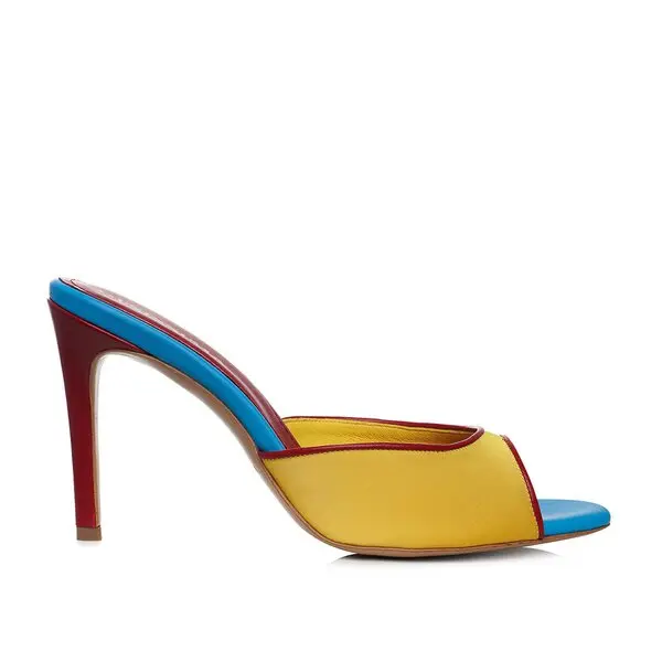 GINISSIMA Vicky Heeled Sandals, Multicolor - Black