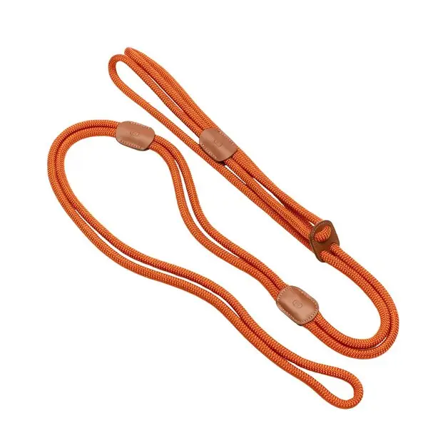 Zoë Pet Atelier Orange / Brown All-in-one Paracord Harness Orange - Orange/brown