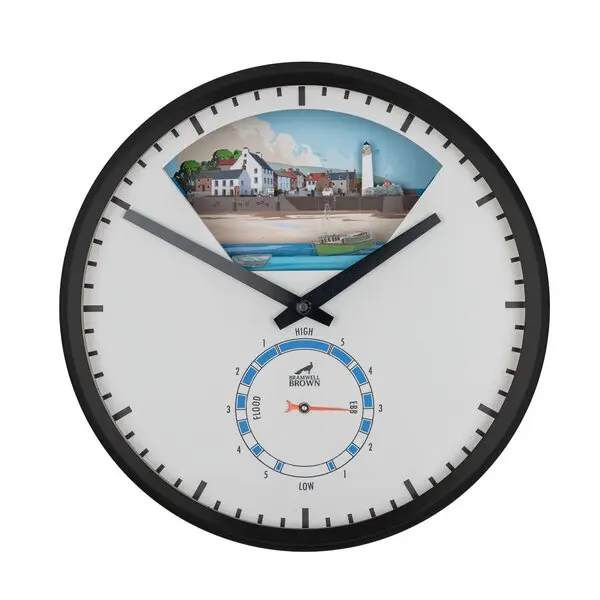 BRAMWELL BROWN CLOCKS Tide Clock Midnight