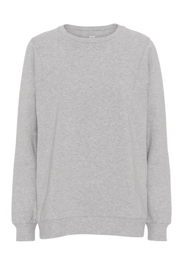 GROBUND Sava Sweatshirt The Oversize In Melange - Grey