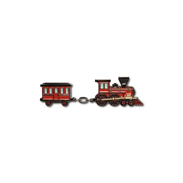 MAKE HEADS TURN Enamel Pin Train Journey - Red