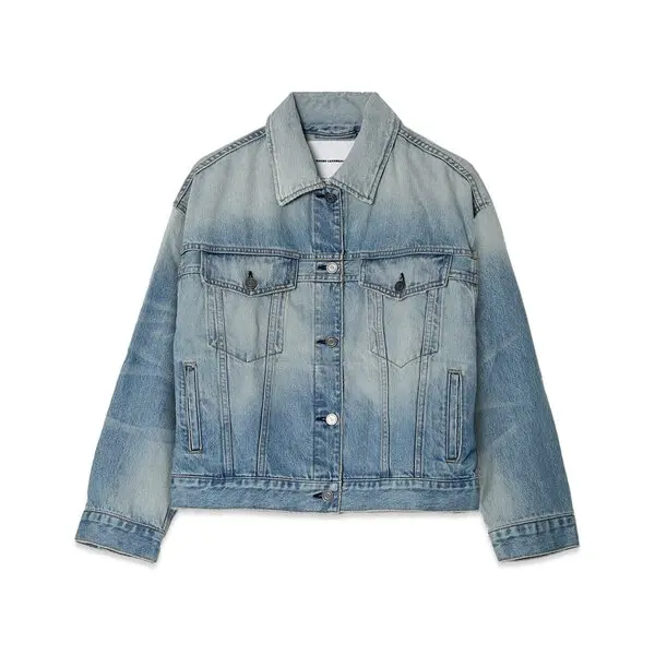 NOEND Willow Cinchfit Slim Denim Jacket In Key West - Blue