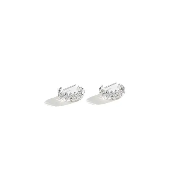 RRAINE JEWELRY Mini Marjorie Hoops - Silver