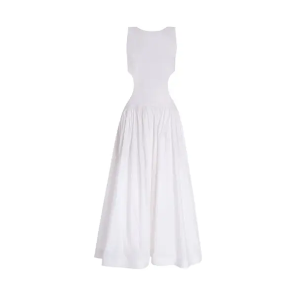 CONCEPTO Museum Cotton Dress - White