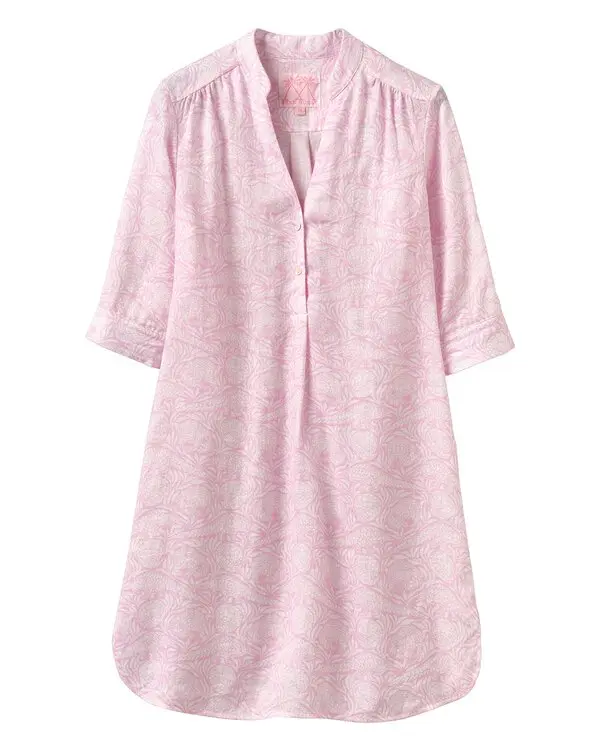 PINK HOUSE Linen Decima Dress Pangolin - Pink