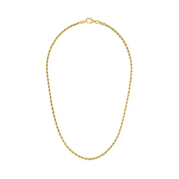 OLIVIA LE Venice Twisted Filled Rope Necklace - Gold