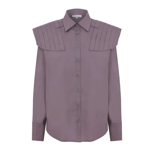 MAAN ISTANBUL Oversize Cotton Shirt Naomi - Grey