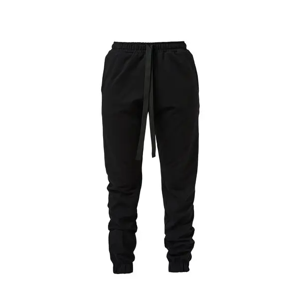 LIA ARAM Cotton Slim Joggers - Black
