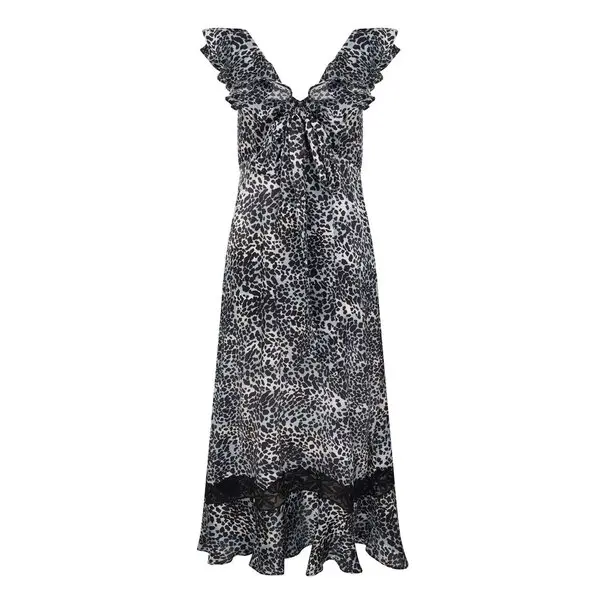 LISA THE LABEL Peony Bow Dress - Black