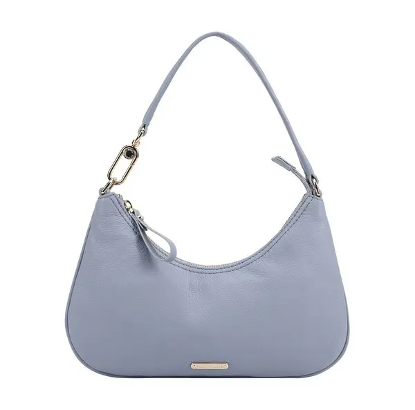 Paul Costelloe Tirana Leather Shoulder Bag - Black