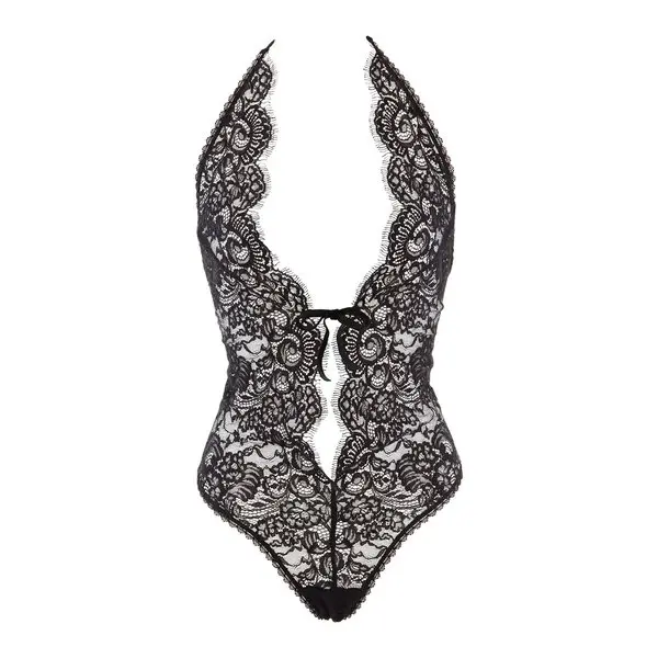 BELLE ET BON BON Eva Noir Lace Body - Black