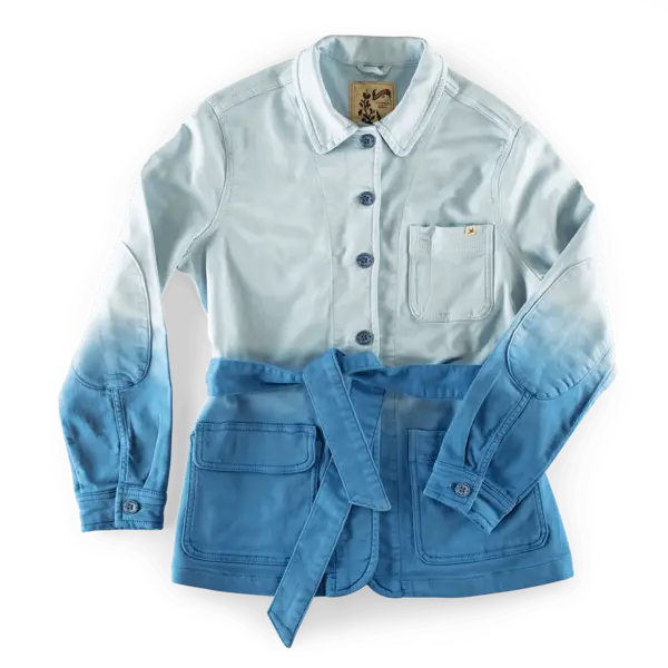&SONS TRADING CO Damsons Chore Jacket Ombr - Blue