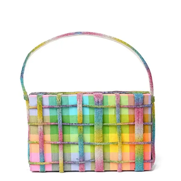 SIMITRI Rainbow Etoile Clutch - Black