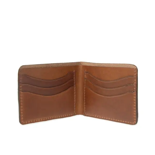 VIDA VIDA Luxe Tan Leather Wallet For Cards - Brown