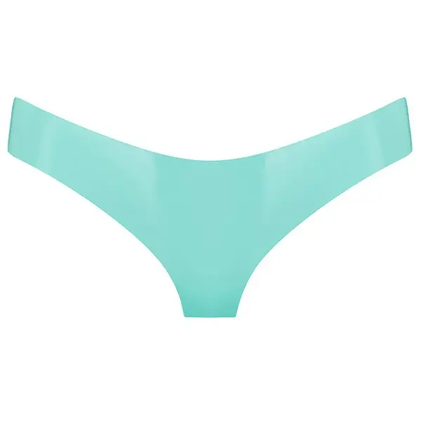 ELISSA POPPY Latex Brief Jade - Green