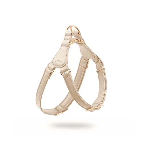 CAFIDE Neutrals Harness Vegan Leather Step In Beige Jala - Beige/black