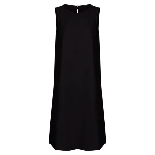 OH!ZUZA NIGHT&DAY Echo Viscose Midi Dress With Pockets - Black