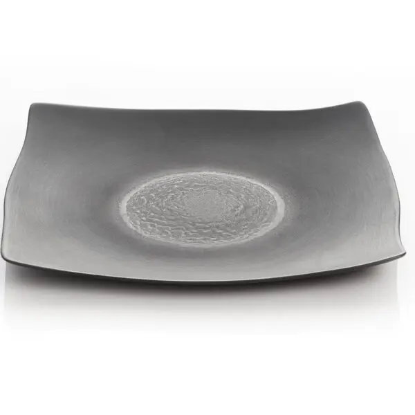 ELISKÁ Black / Grey Anthracite Serving Platter Medium - Black/grey