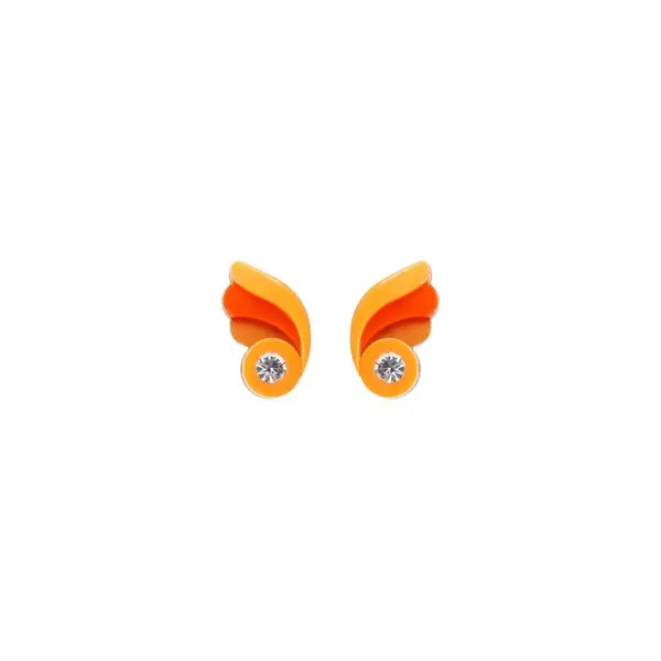GISSA BICALHO Acrylic Handmade Earring Xs Butterfly - Orange