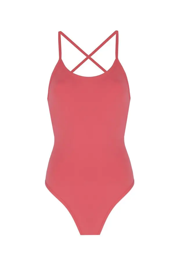 YORSTRULY Racer Swimsuit - Pink