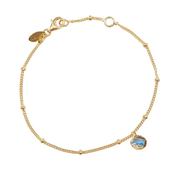 MURU December Birthstone Bracelet - Gold