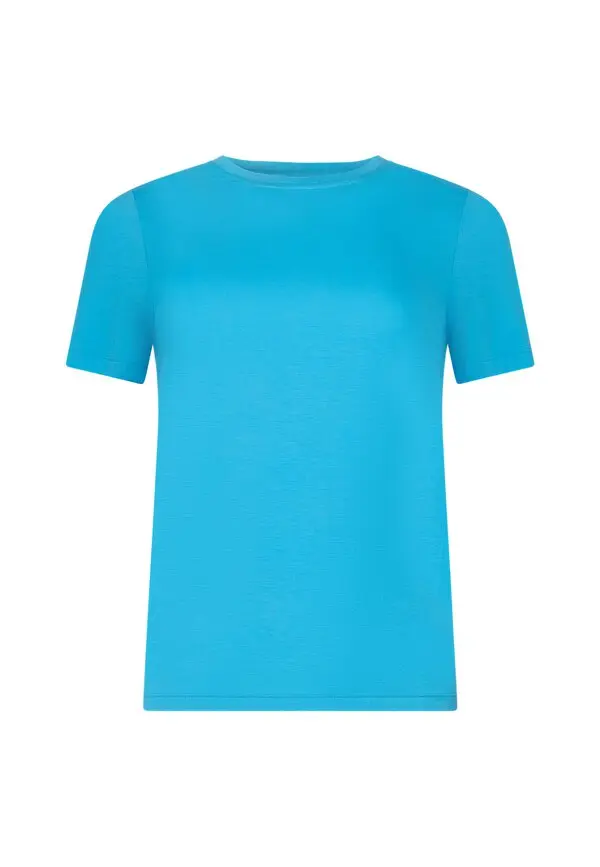 HELENE GALWAS Franca Basic T-shirt - Blue