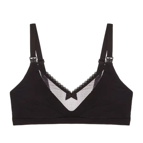 JOURNELLE Victoire Maternity Wireless Bra Noir - Black