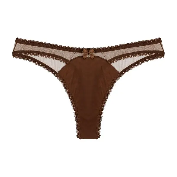 JOURNELLE Victoire Thong Chocolat - Brown