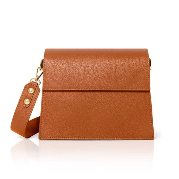 BETSY & FLOSS Alba Handbag In Tan - Brown