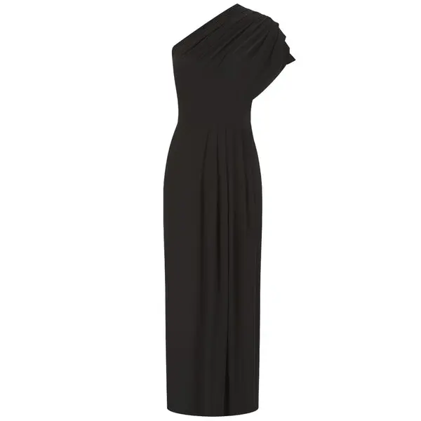CELESTINE & MAE Flora Midi Dress - Black