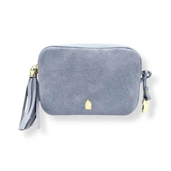 FRANCHETTI BOND Caz Italian Leather & Suede Sky - Blue