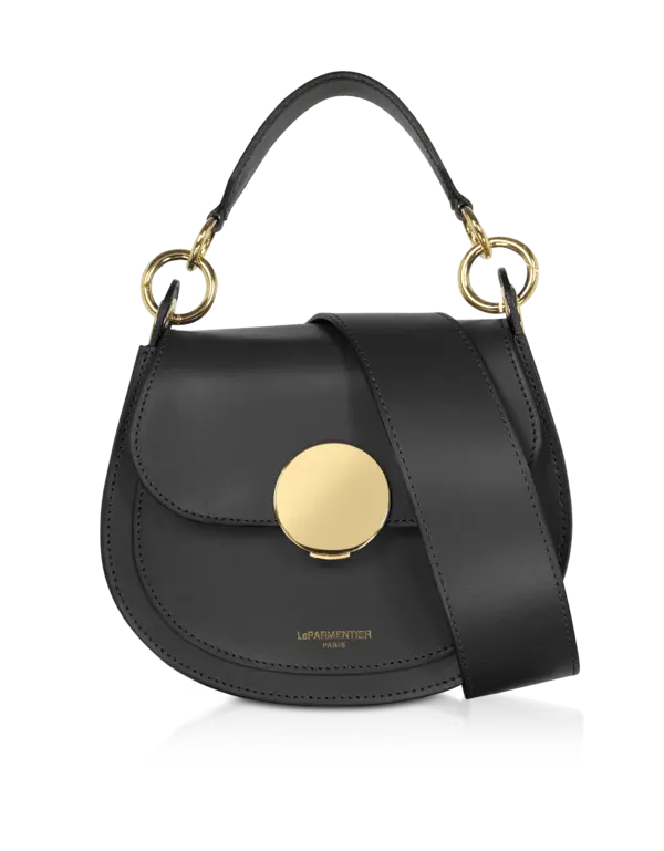 LE PARMENTIER Yucca Soho Top-handle Shoulder Bag - Black