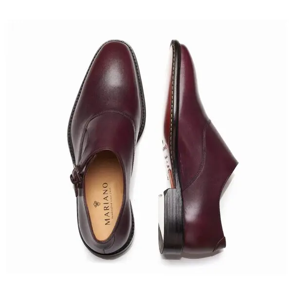 MARIANO SHOES Beja Monk Aubergine - Brown