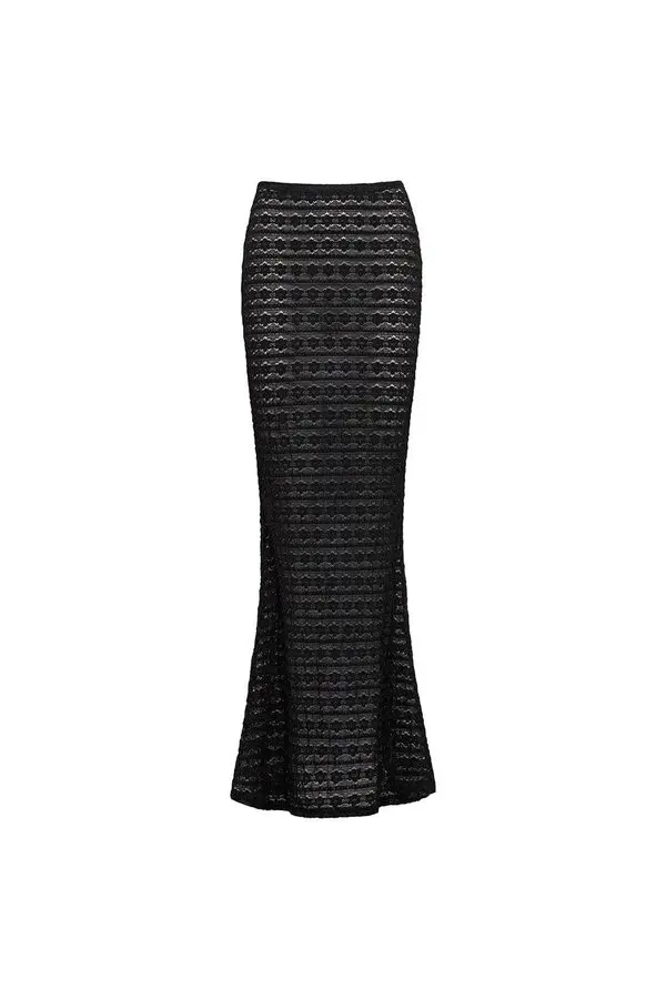 MONTCE Daisy Lace Natalia Skirt - Black