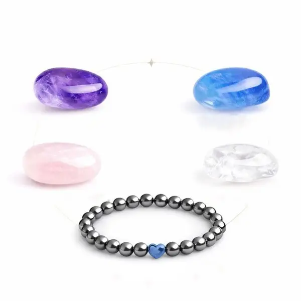 MINERALGEMS ✩ STUDIO Aquarius Zodiac Crystal Box - Blue