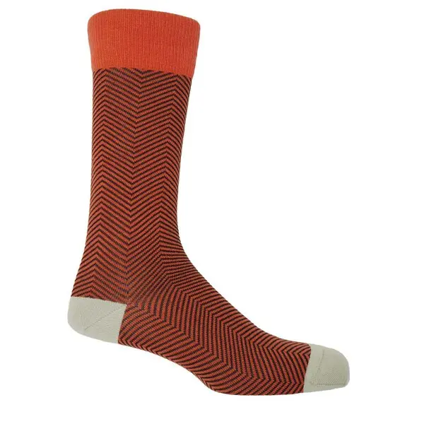 PEPER HAROW - MADE IN ENGLAND Lux Taylor ’s Socks - Orange