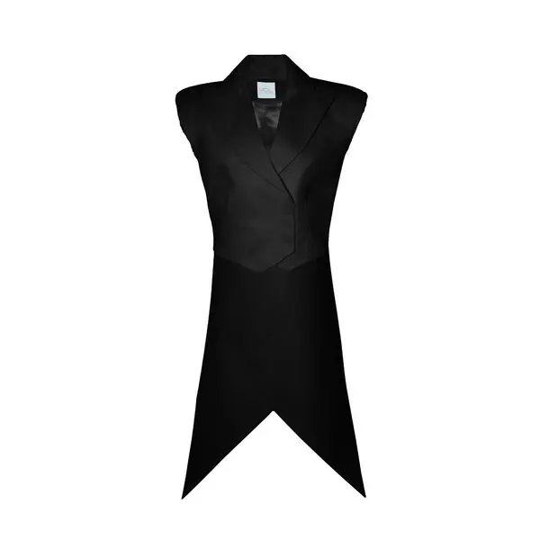 VESTIAIRE D'UN OISEAU LIBRE Structured Tailcoat - Black