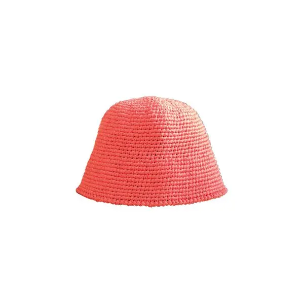 SPRINGMOONATELIER Raffia Special Summer Hat - Red