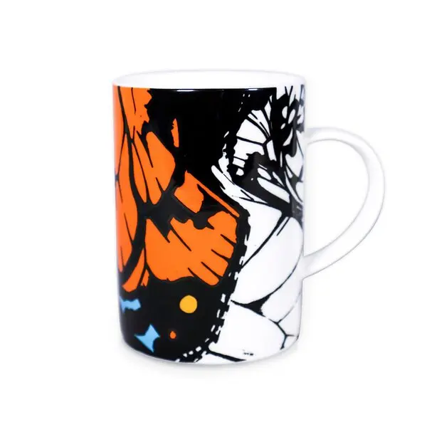 RIZE LONDON Butterfly Mug - Orange